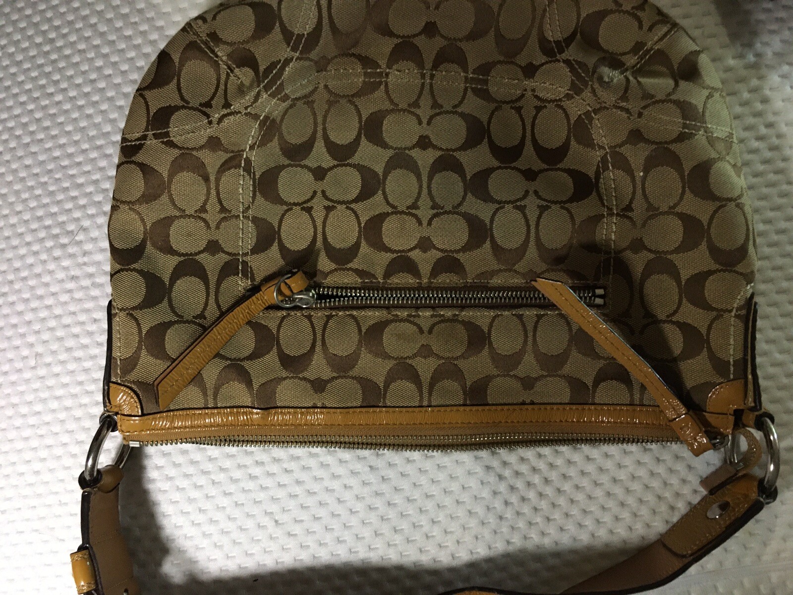 Coach Beige Logo Bag B0920 - Gem
