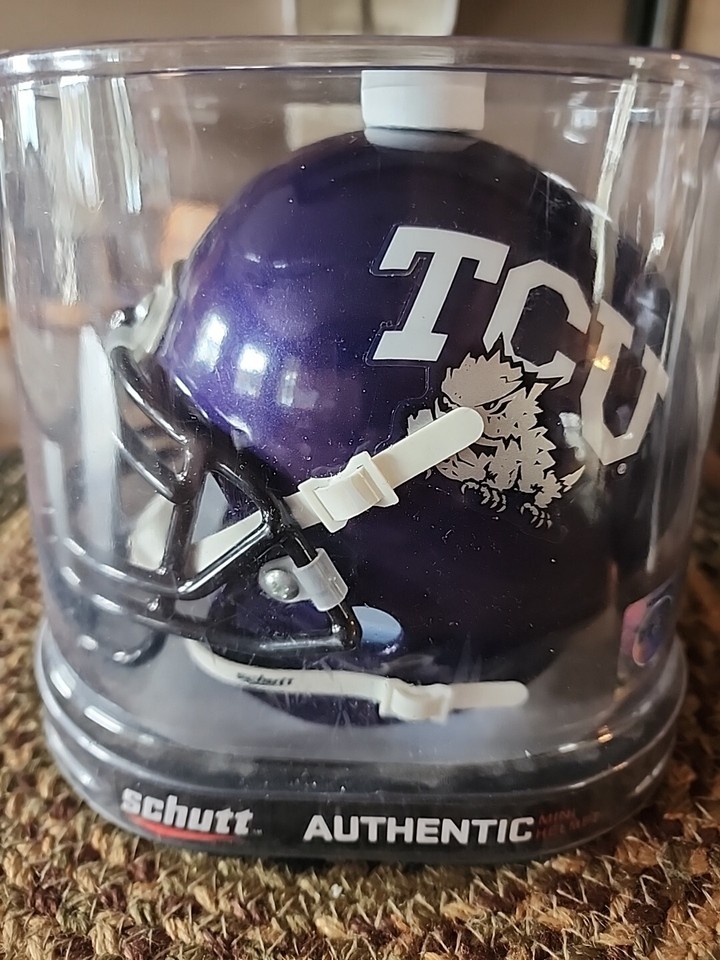 *TCU* SCHUTT 1/4SCALE AUTHENTIC MINI HELMET SATIN PURPLE *BRAND NEW ...