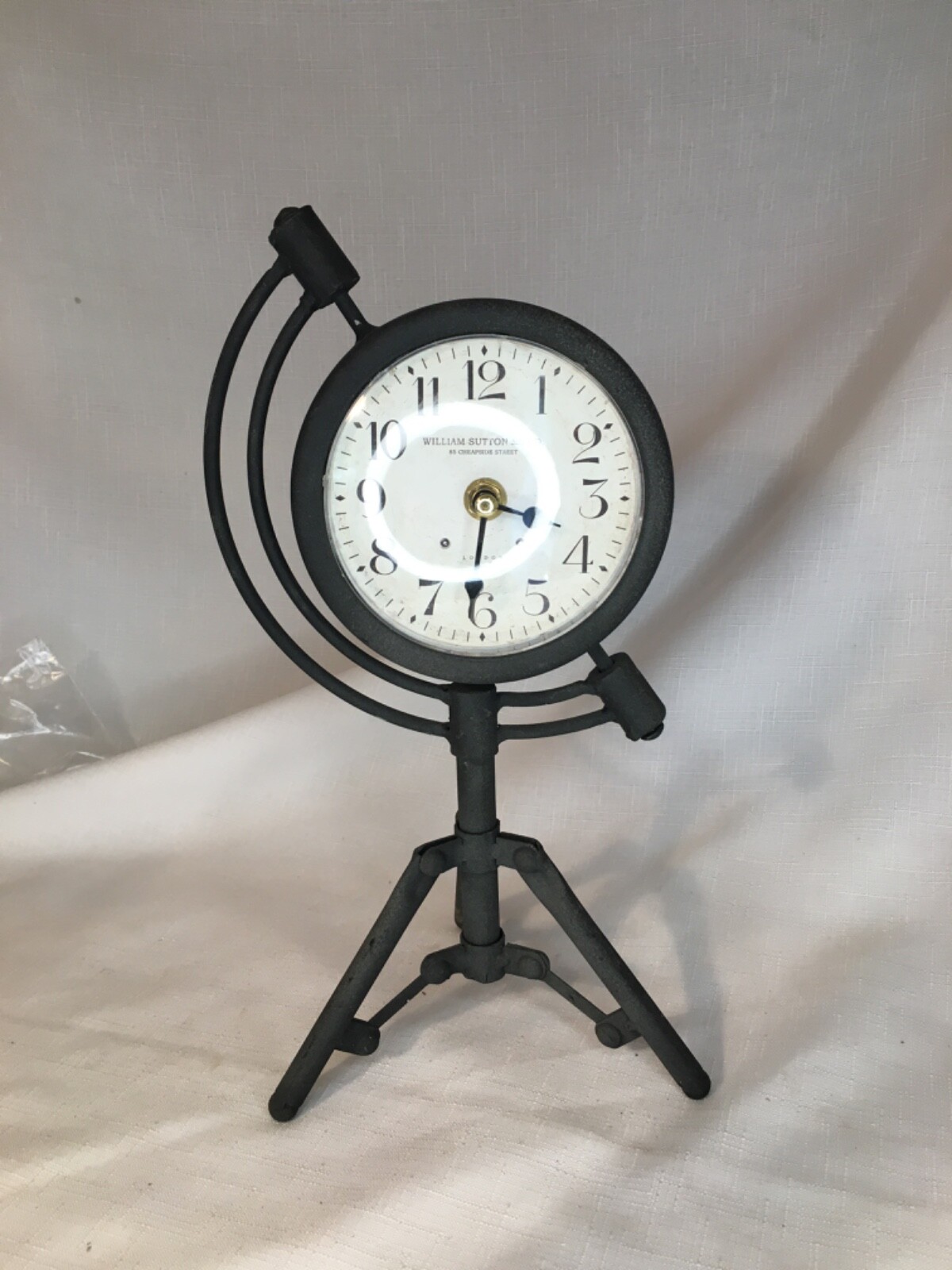 William Sutton and Co. 85 Cheapside Street London 1894 standing Metal ...