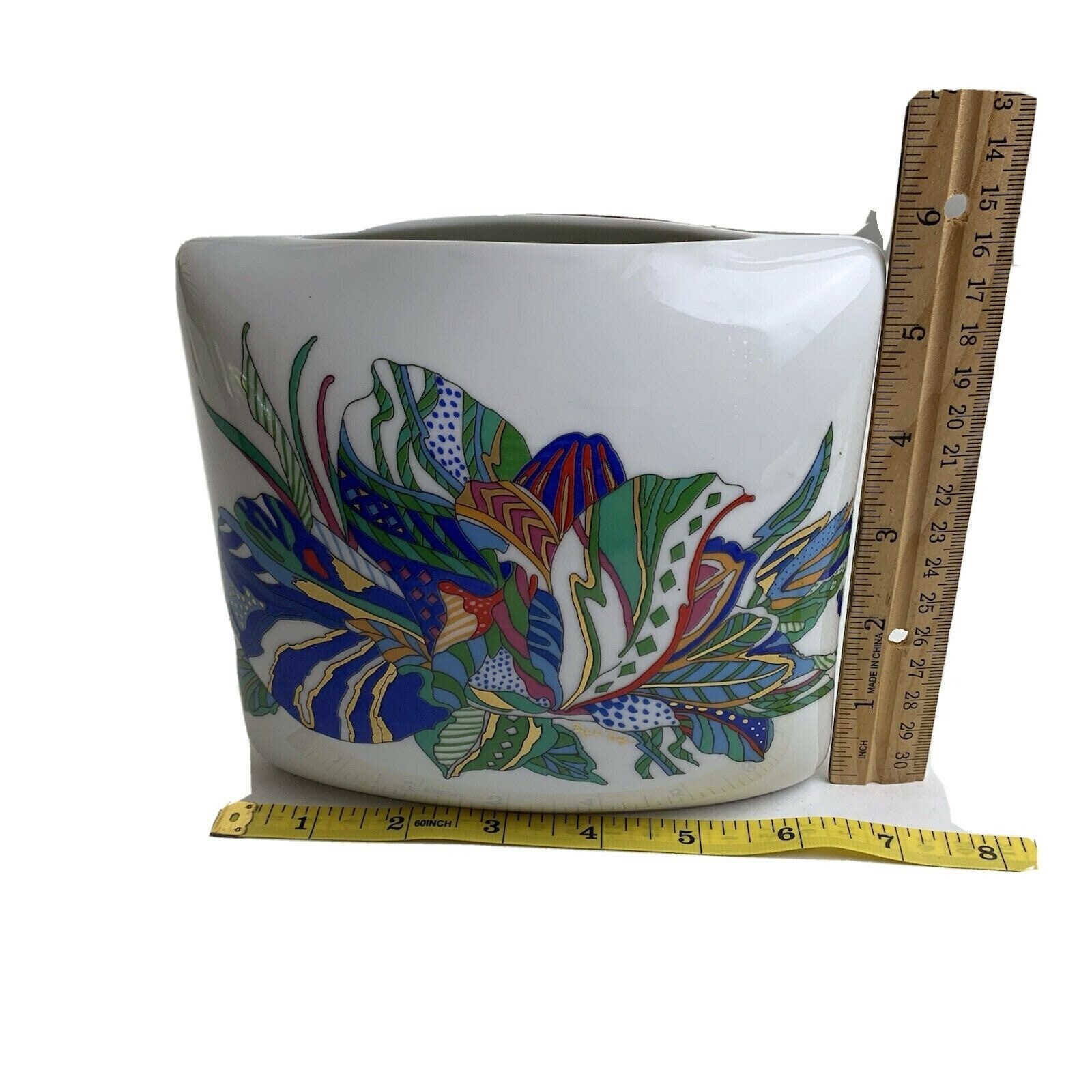 Brigette Deoge for Rosenthal, Germany Mid Century Pillow Vase Bright ...