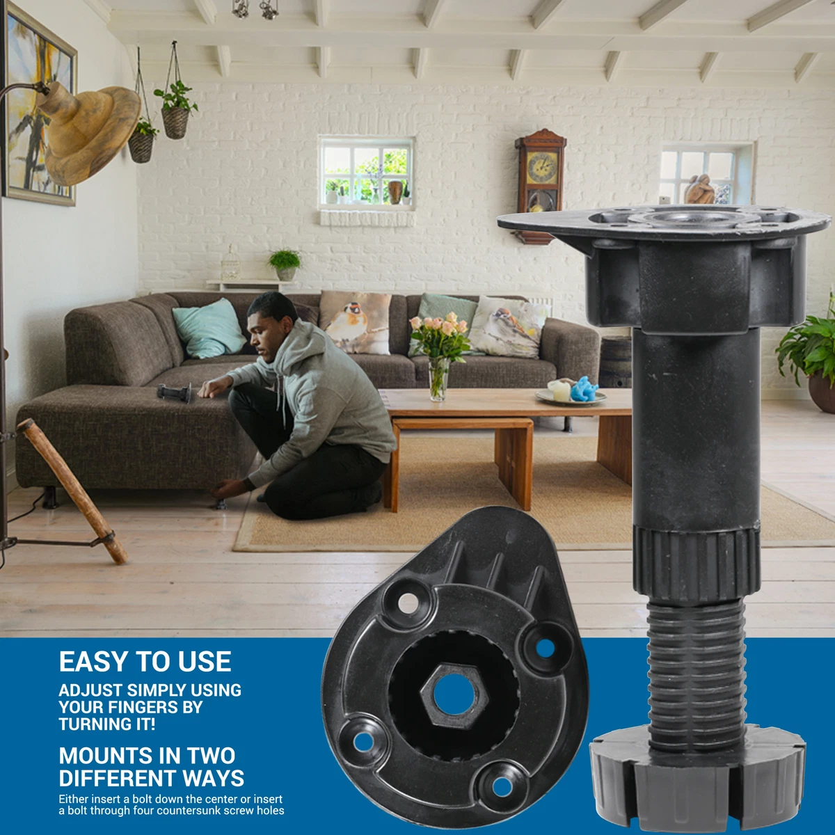 Titus Cabinet Leg Levelers | Cabinets Matttroy