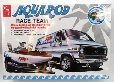 AMT Aquarod Race Team, Inc. Chevy Van, Drag/Ski Boat and Boat Trailer 1 ...