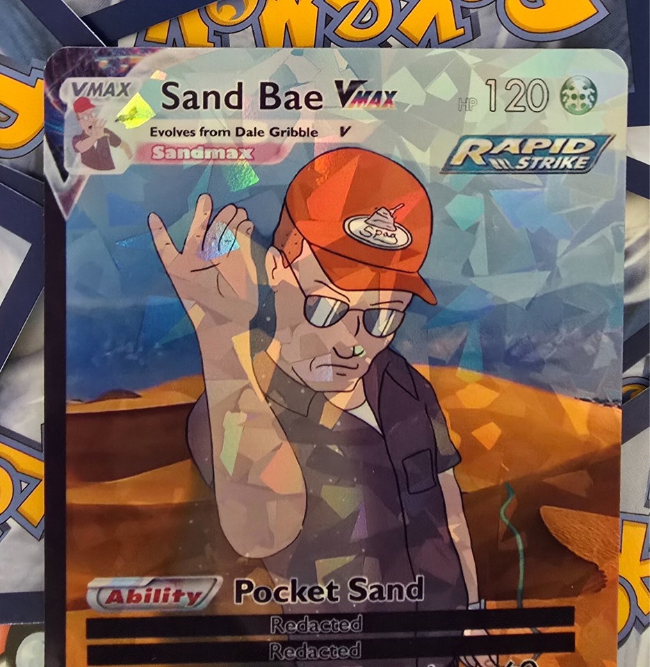 Salt Bae Dale Gribble Meme Pokemon Card - king of the hill | eBay