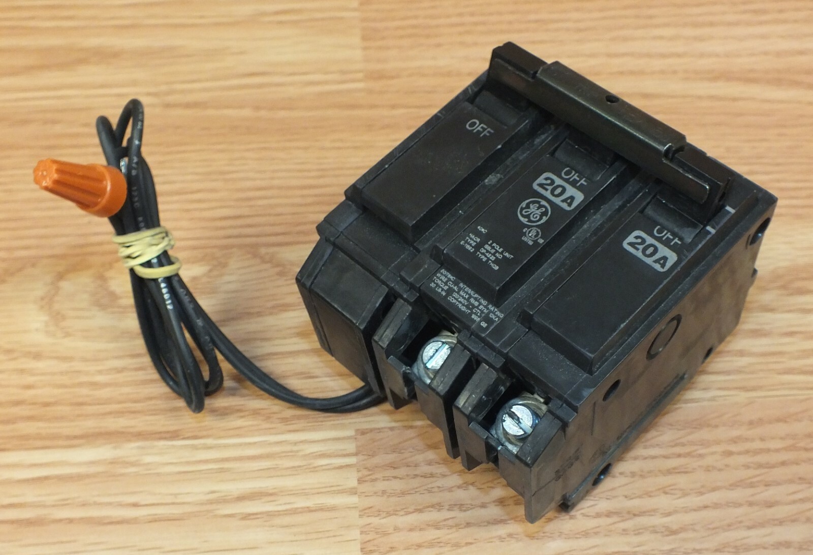 GE Shunt Trip Device (Black Wires) TQSTA1 120v TO 240v Circuit Breakers ...