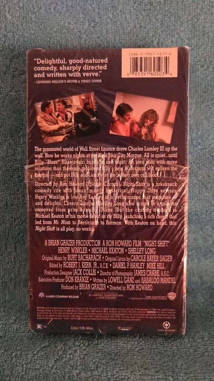 Night Shift (VHS, 1999) for sale online | eBay