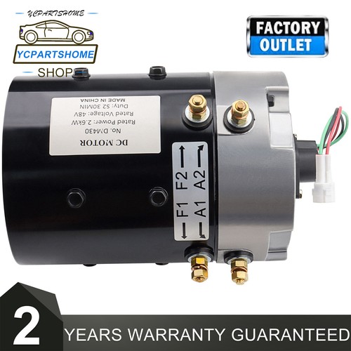 DM430 DC Motor 48V 2.6KW 3.5HP for Yamaha Hitachi Golf Carts G29 Drive ...