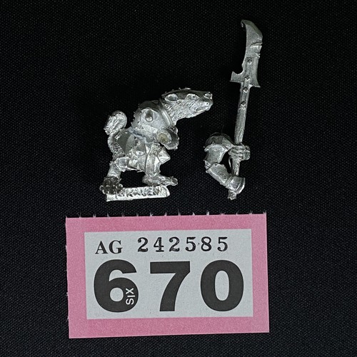 SKAVEN STORMVERMIN METAL OOP HALBERD WARHAMMER AGE OF SIGMAR THE OLD ...