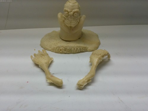 The Mole Man Monster Horror Sci-Fi Unbuilt resin Model kit Free ...