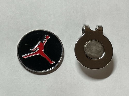 (1) Air Jordan Jumpman Michael Jordan MJ Nike 1" Coin Golf Marker W/Hat ...