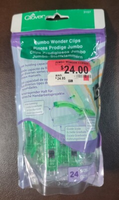 Clover 24pc. JUMBO Wonder Clips - Item #3157 | eBay