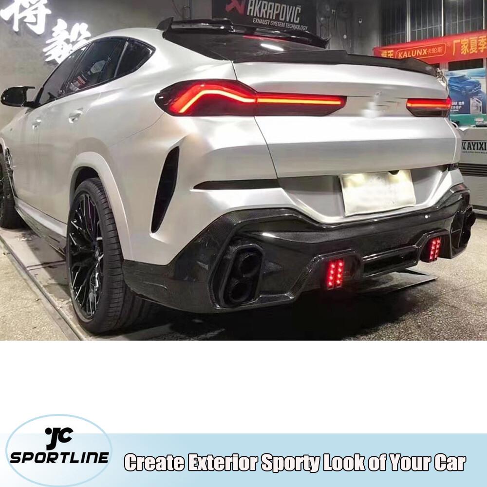 Fit For BMW X6 G06 SUV Base 2020-2021 Carbon Fiber Rear Trunk Lip ...