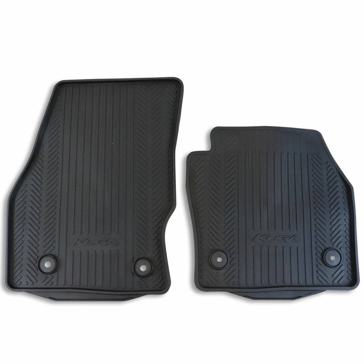 Genuine Ford Kuga Mk2 Front & Rear Rubber Floor Mats With Logo 2015 ...