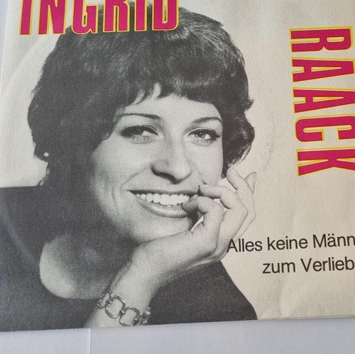 7" Single Ingrid Raack - Alles keine Männer zum Verlieben Vinyl Amiga ...