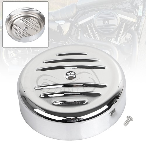 Chrome 8" Round Air Cleaner Cover For Harley Fat Boy Sportster 1200 883 ...