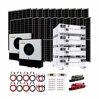 13KW Split Phase Solar Power System Complete Kit, Inverter+ Lithium Battery+ PV | eBay