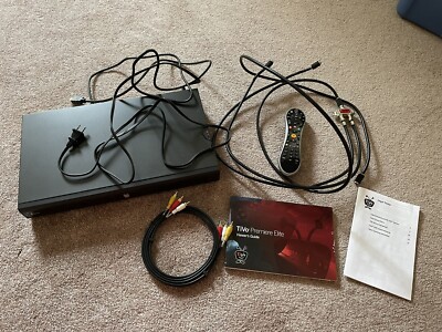 TiVo Elite Series4 XL4 DVR TCD758250 W/ Cords, Instructions, Remote AS ...
