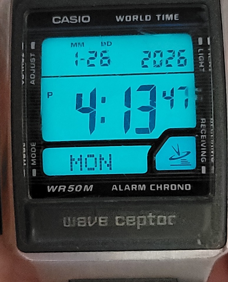 CASIO Wave Ceptor WV-59A Radio Controlled Digital Watch Bracelet New ...