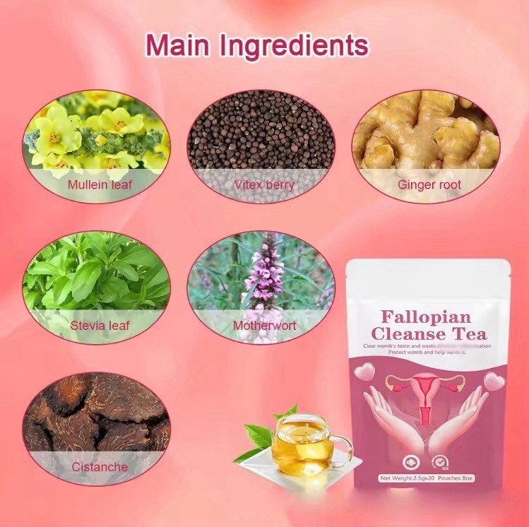 Natural Remedy Fibroid Tea Women Shrink Ovarian Cysts Womb Detox ...