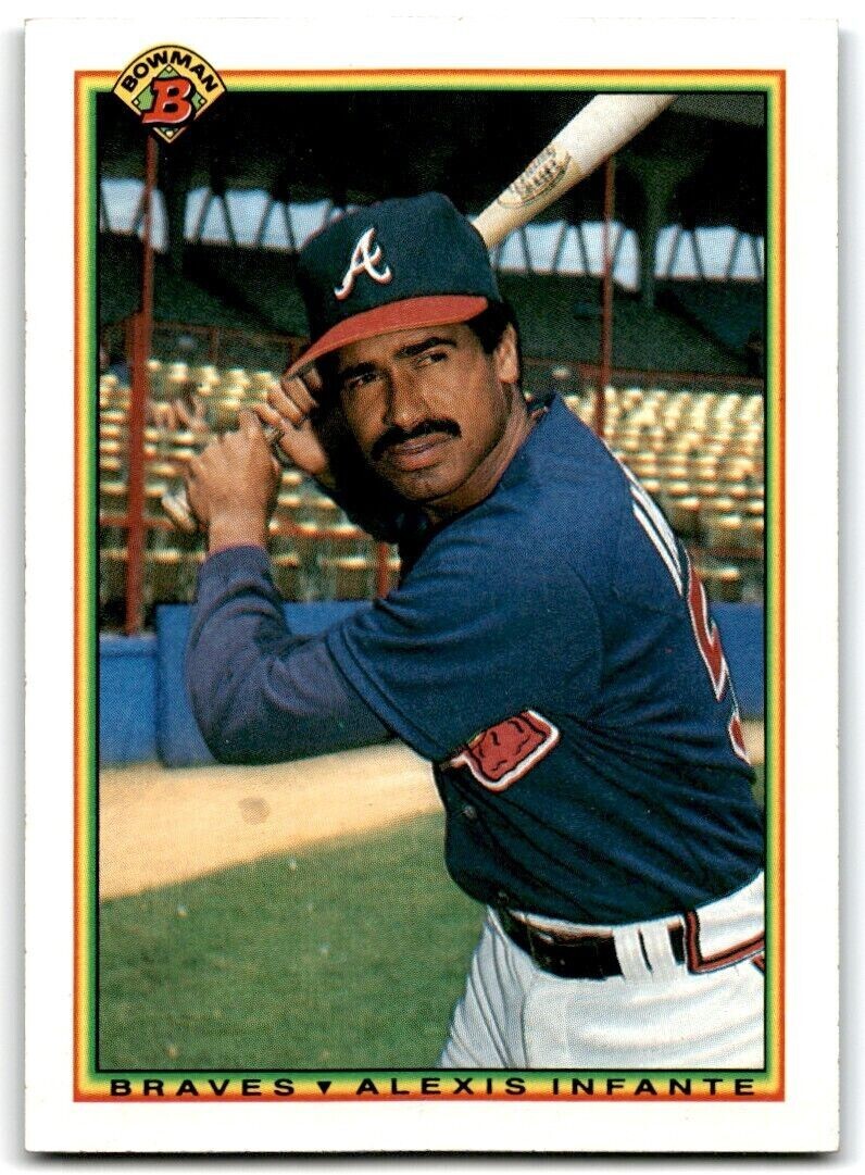 1990 Bowman Baseball Card Alexis Infante Atlanta Braves #17 | eBay
