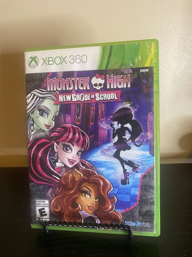 Monster High: New Ghoul in School Xbox 360 Complete: Game, Manual, Case ...