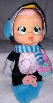 CRY BABIES Tiny Cuddles 9" Izzy Doll in Penguin Outfit NWT | eBay
