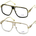 Clear Lens Fashion Glasses Run DMC Style Gazelle Hip Hop DJ Rapper Gold ...