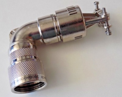 New GLENAIR RIGHT ANGLE BACKSHELL 380BA006M1504MA - CONNECTOR AIRCRAFT ...