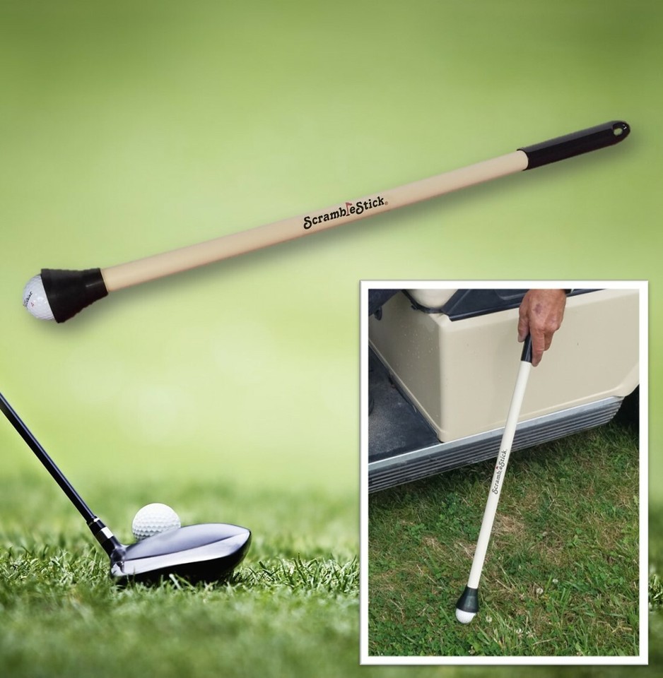 THE ORIGINAL 26" SCRAMBLE STICK GOLF BALL RETRIEVER SCRAMBLESTICK MADE ...