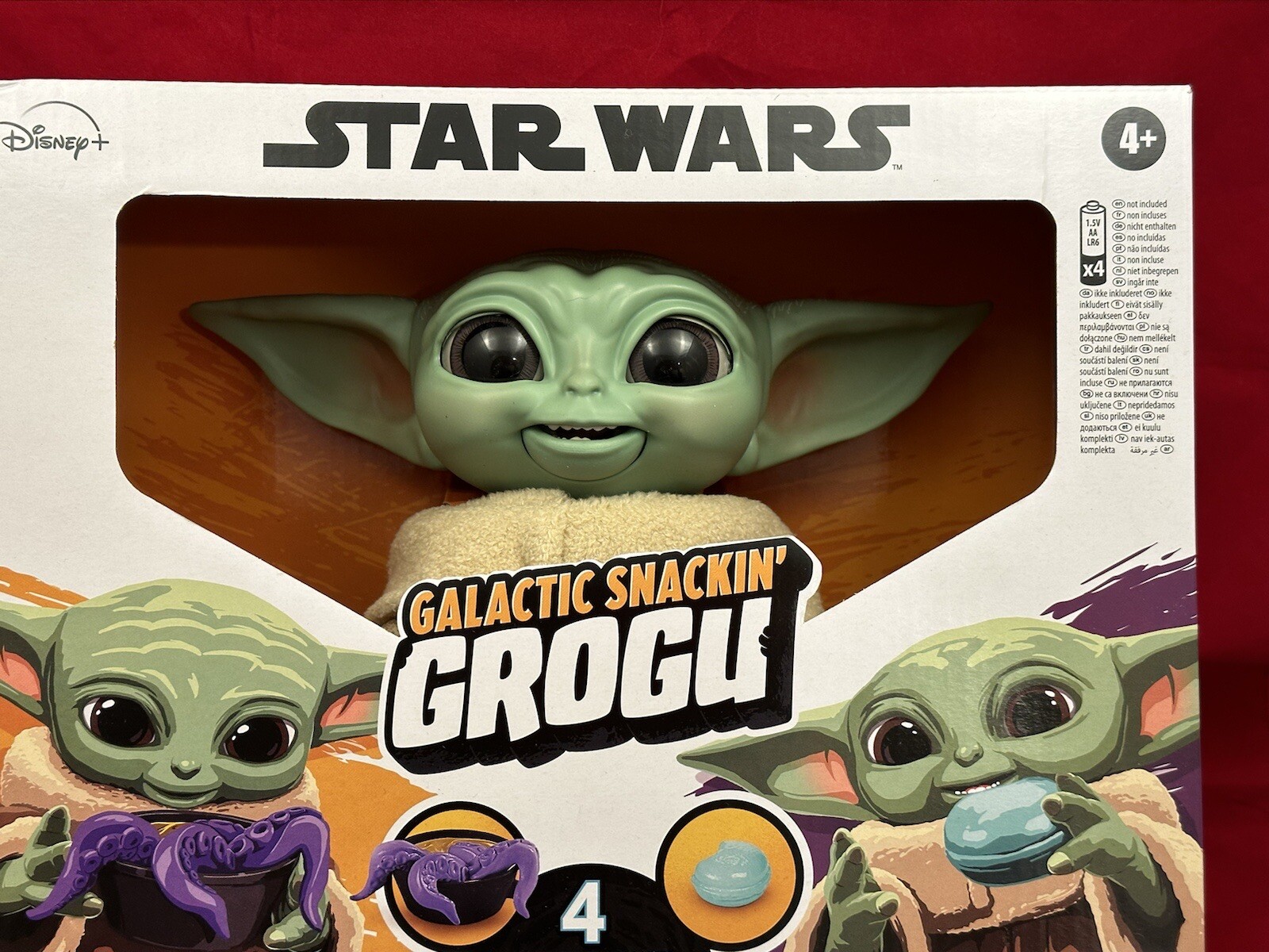 Star Wars Galactic Snackin Grogu Animatronic Toy Figure Baby Yoda NIB🎄 ...