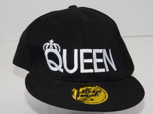 Queen Black Hat Snap Back OSFA Cap | eBay