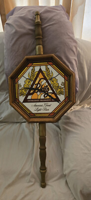 Large Vintage Blatz Beer 16" Octagonal Clock Tested & Running 39" Tip ...