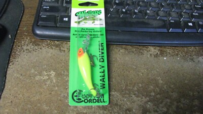 Cotton Cordell "wally diver", 2 1/2", 1/4 oz, NOS, NIP, free shipping ...