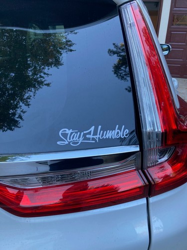 Stay Humble Racing JDM Funny Drift Car WRX bumper Window Decal Sticker ...