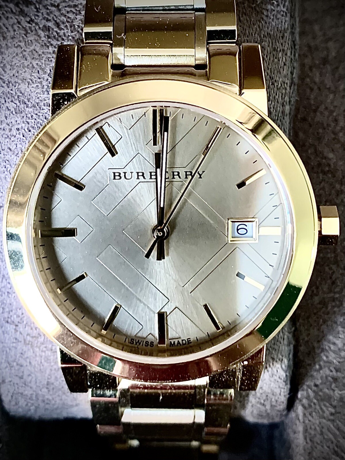 Authentic Burberry The City Rose Gold Diamond Ladies Watch Bu9126 for ...