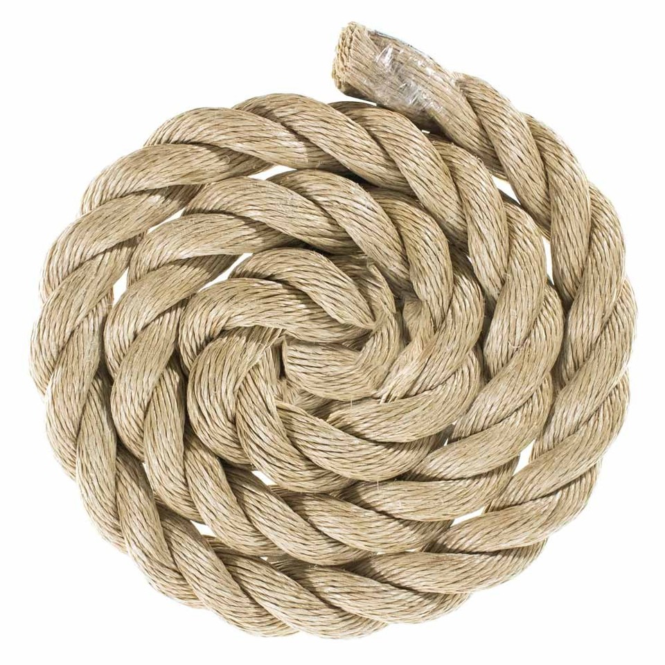 Twisted ProManila / UnManila / Tan Polypro Rope Multiple Length and ...