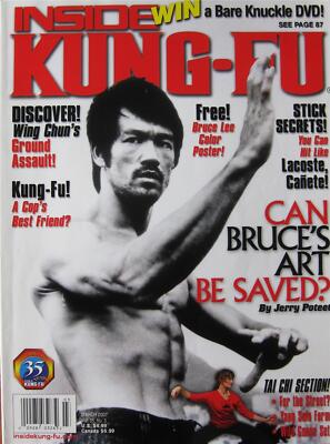 RARE 3/07 INSIDE KUNG FU BRUCE LEE JERRY POTEET JEET KUNE DO KARATE ...