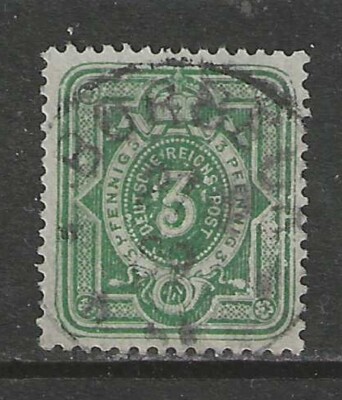 Germany 1884 3 PFENNIG Number in Oval used signed $ 117.00 | eBay