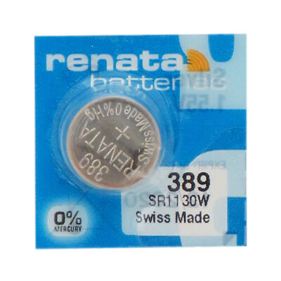 30-Pack 389 / SR54 Renata Silver Oxide Button Batteries | eBay