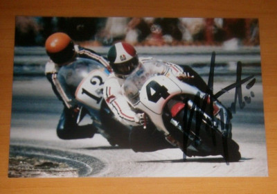 AUTOGRAPH Autogramm Giacomo Agostini All-time leader in MotoGP Hand ...