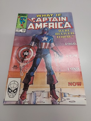 WHAT IF #44 (Marvel Comics 1984) -- Captain America Revived ...