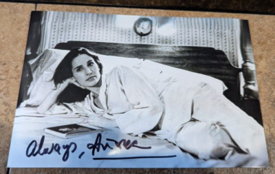 Andrea Marcovicci Actress Hand Signed 4x6 Photo Signature is Authentic ...