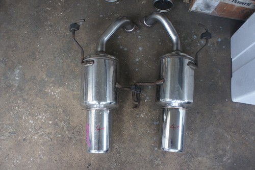 JDM Genome Subaru Legacy BL5 BP5 B4 Sti twin exhaust muffler bh5 be5 ...