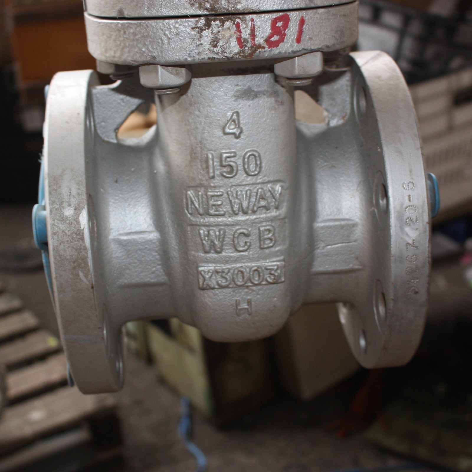 Neway 4" INCH flanged gate valve DN100 100mm WCB Class 150 NACEMR0175 ...