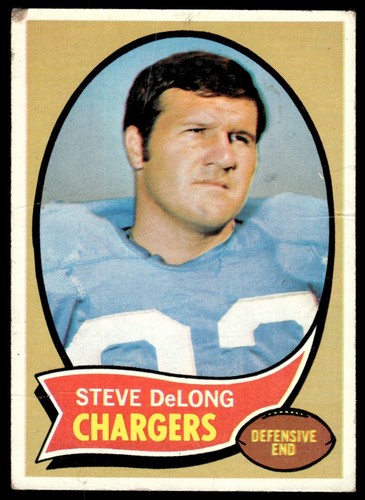 1970 TOPPS STEVE DELONG SAN DIEGO CHARGERS #49A | eBay