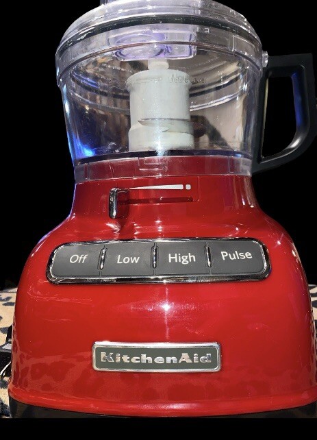 KitchenAid Model KFP0722ER Food Processor Empire Red 7 Cups - EUC | eBay