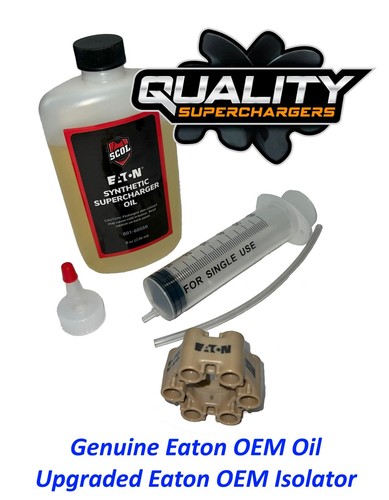 Genuine OEM Eaton Supercharger Oil & Isolator kit 3.0 Liter Jaguar Land ...