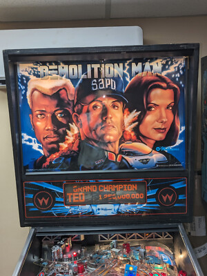1994 Williams Demolition Man Pinball Machine - Collector Quality. All ...