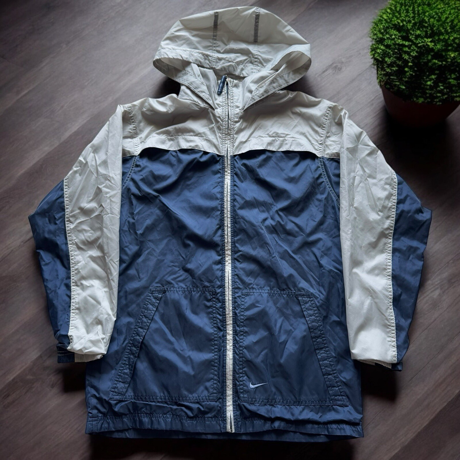 2000s Nike Y2K Track Jacket Windbreaker Convertible H… - Gem