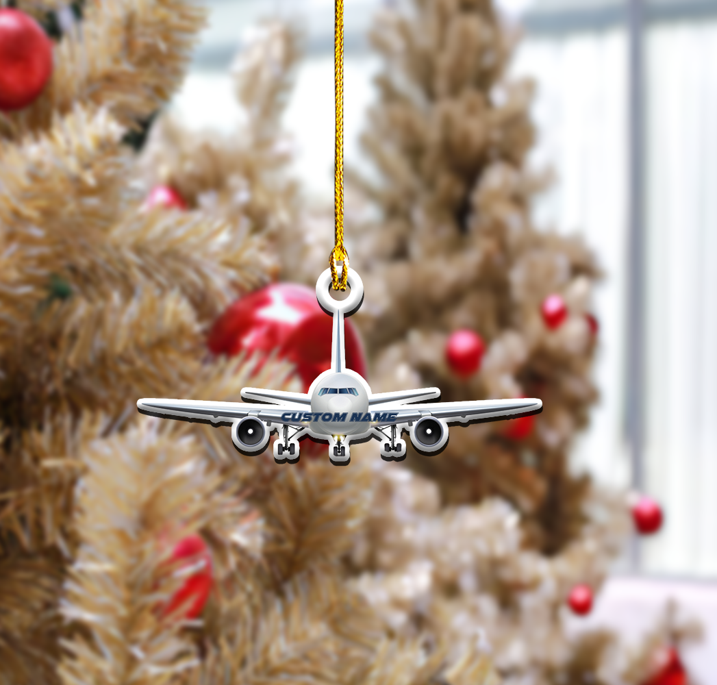 Personalized Airplane Ornaments for Christmas Tree , Airplane Christmas ...
