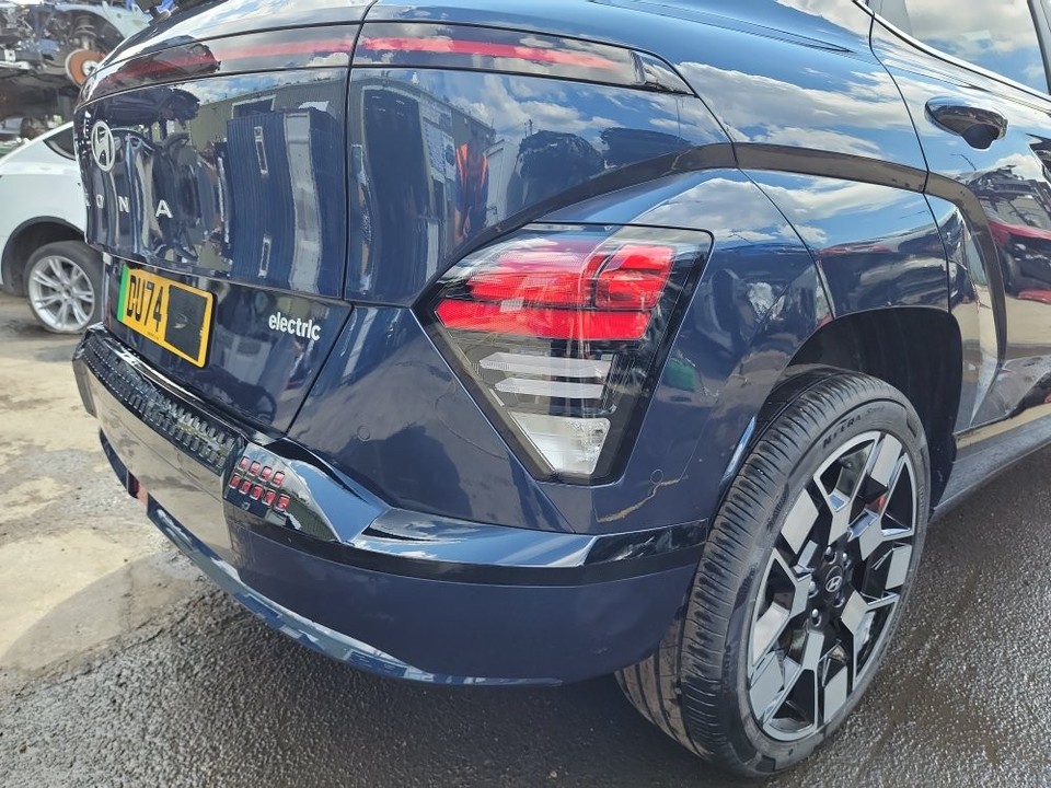 2024 HYUNDAI KONA MK2 SX2 ULTIMATE EV BUMPER REAR BLUE U2P | eBay UK